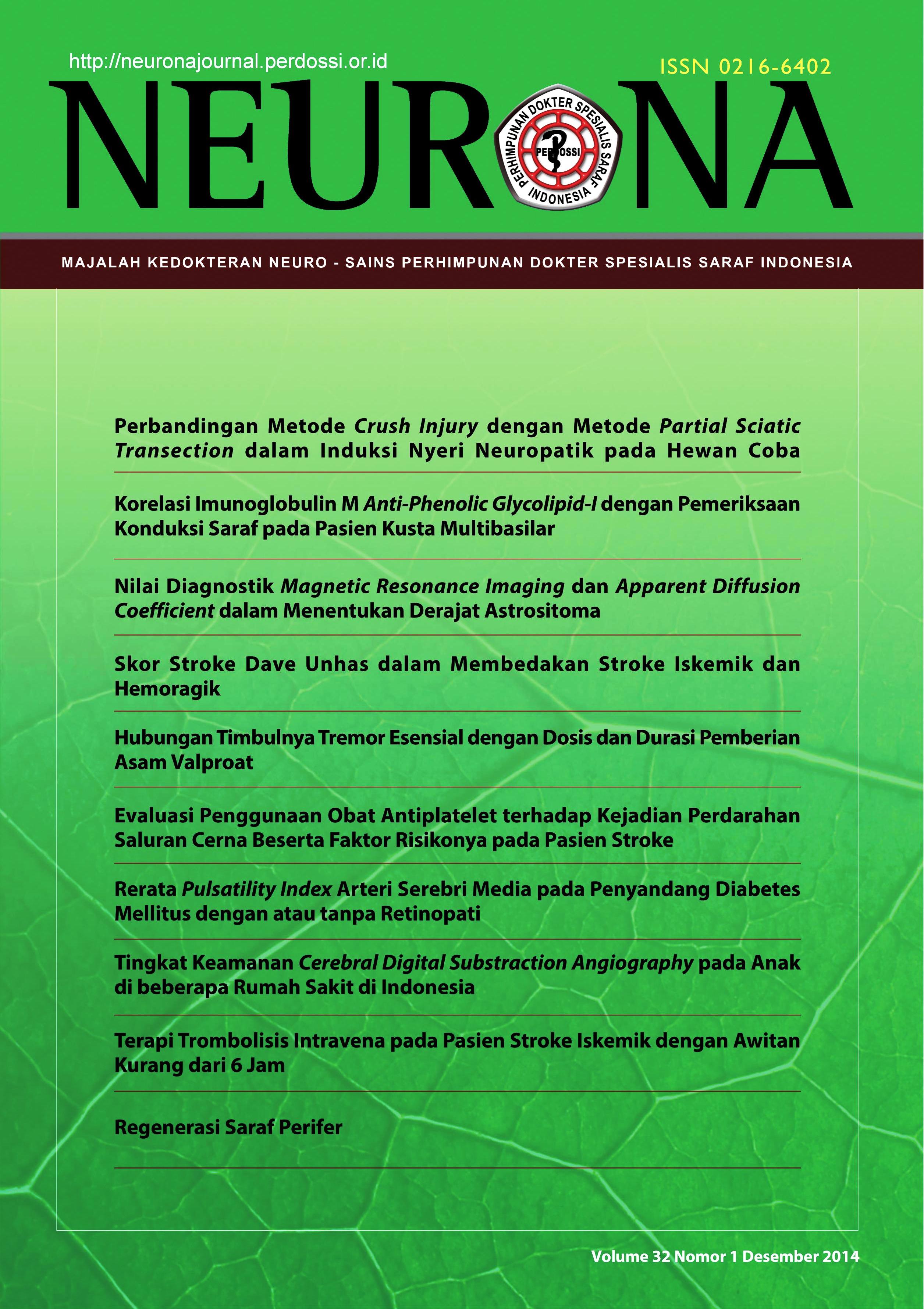 Neurona - TERAPI TROMBOLISIS INTRAVENA PADA PASIEN STROKE ISKEMIK ...